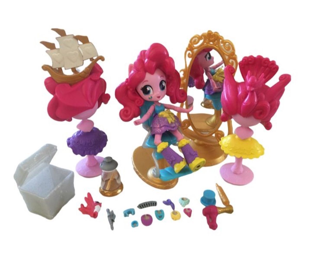 My Little Pony Equestria Girls Mini - Salão Pinkie Pie | Brinquedo Hasbro Usado 75522580 | enjoei