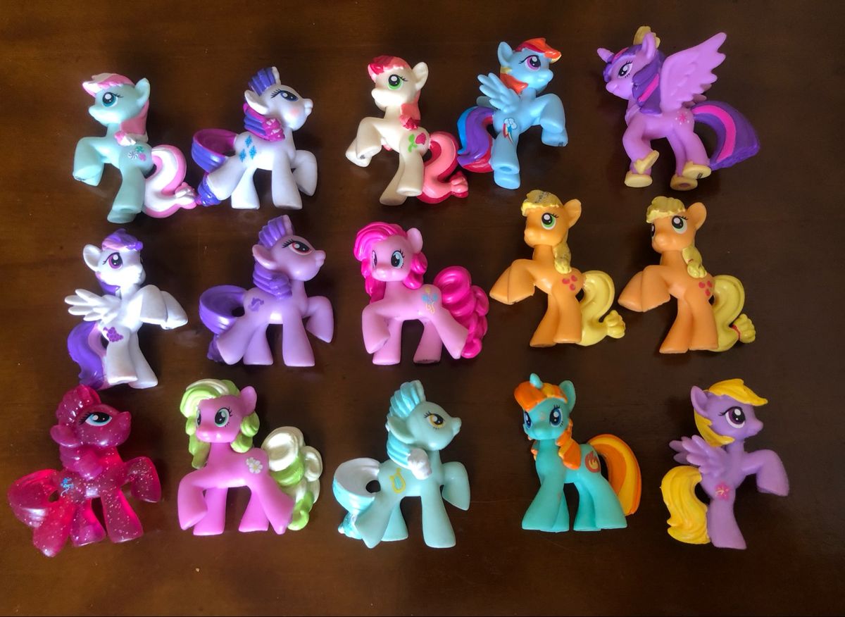 My Little Pony Lote Blind Bags Mane Six Raras G4 Pequenas | Brinquedo Hasbro Usado 76558820 | enjoei