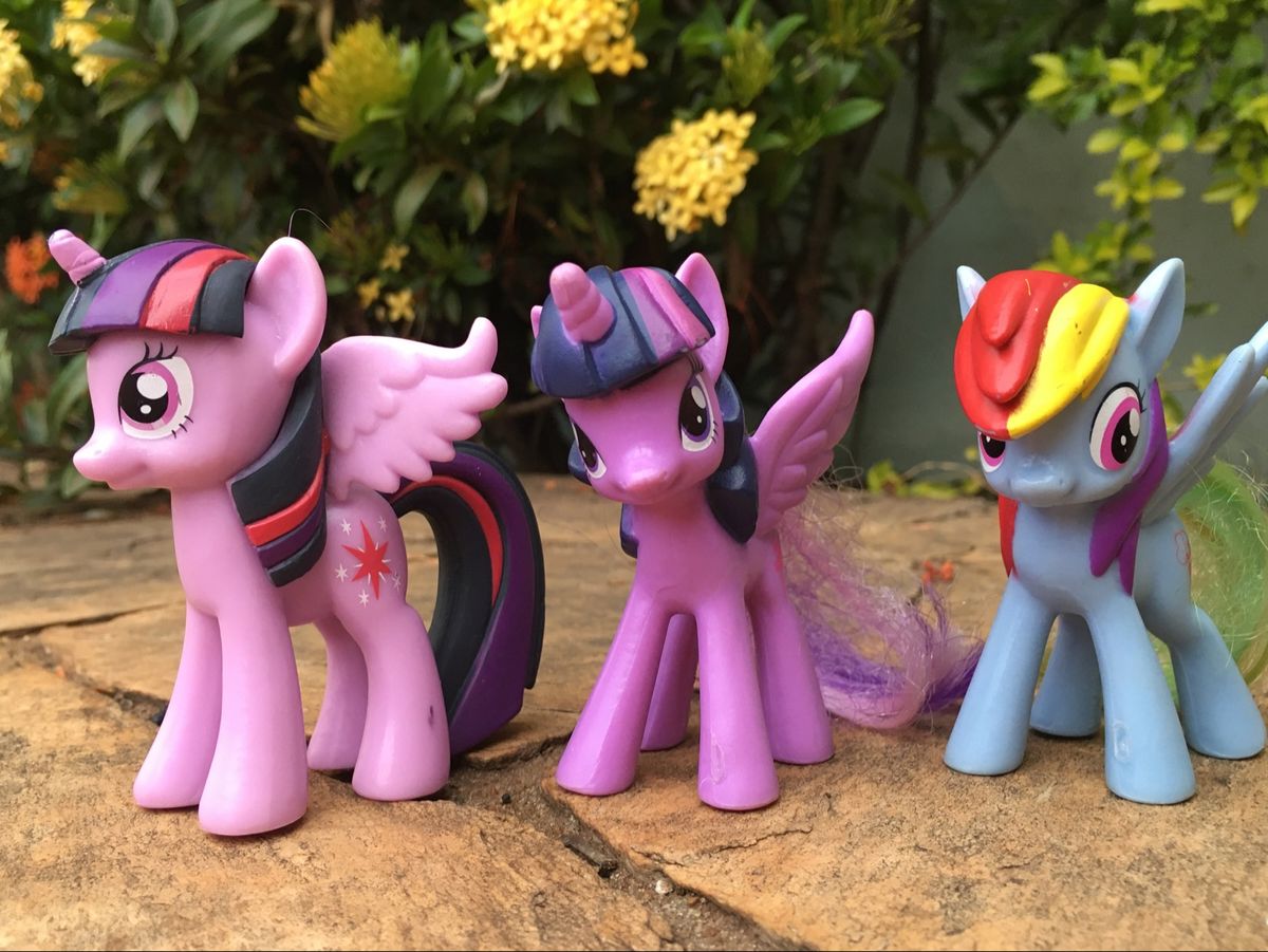My Little Pony Mane Six Twilight Sparkle Rainbow Dash Mcdonalds ...
