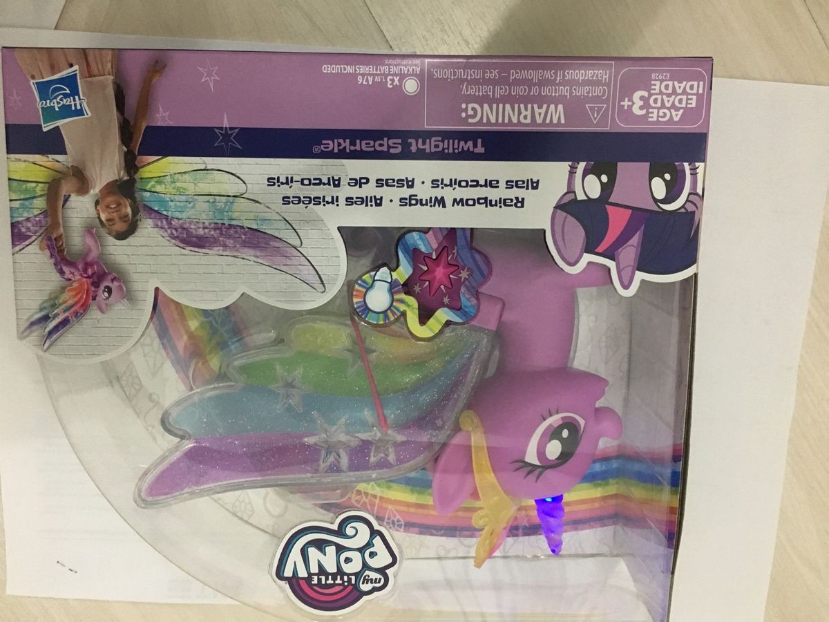 My Little Pony Princesa C/ Asas de Arco Iris | Brinquedo Hasbro Nunca Usado 35487662 | enjoei