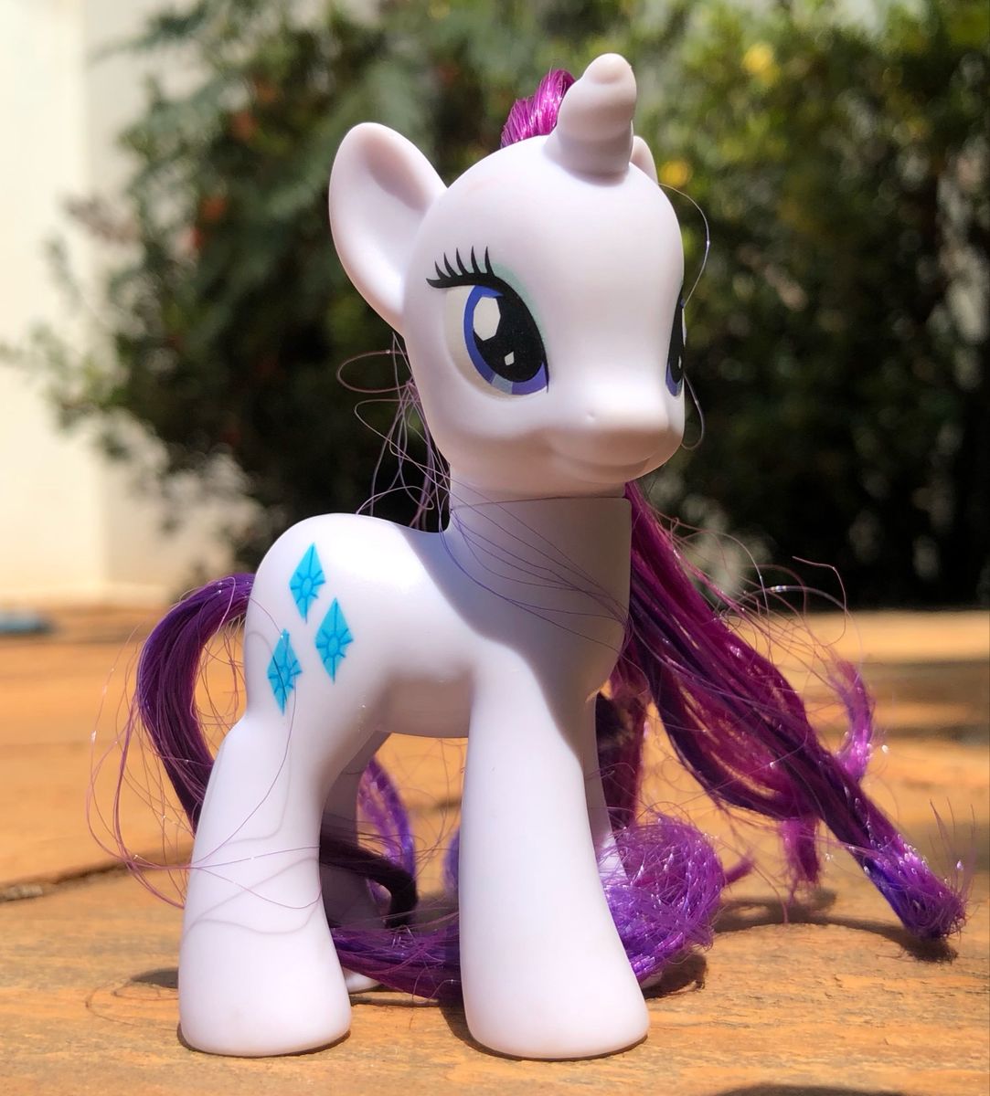 My Little Pony Rarity Brushable Mane Six G4 | Brinquedo Hasbro Usado ...