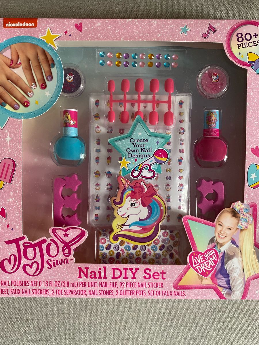 Nail Diy Set Jojo Siwa - Nickelodeon | Produto p/ Unhas Nickelodeon ...