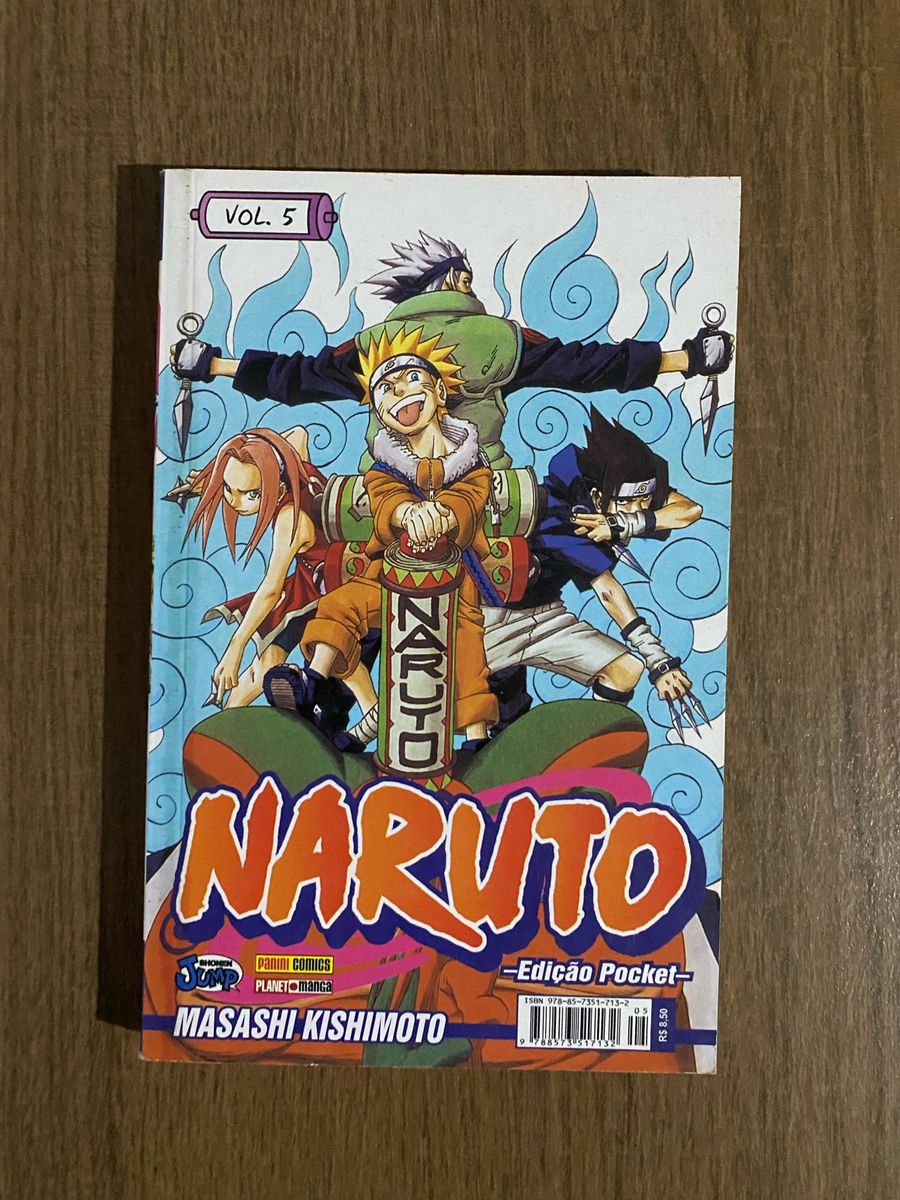 Naruto Pocket Volume 5 | Livro Naruto Usado 108974332 | enjoei