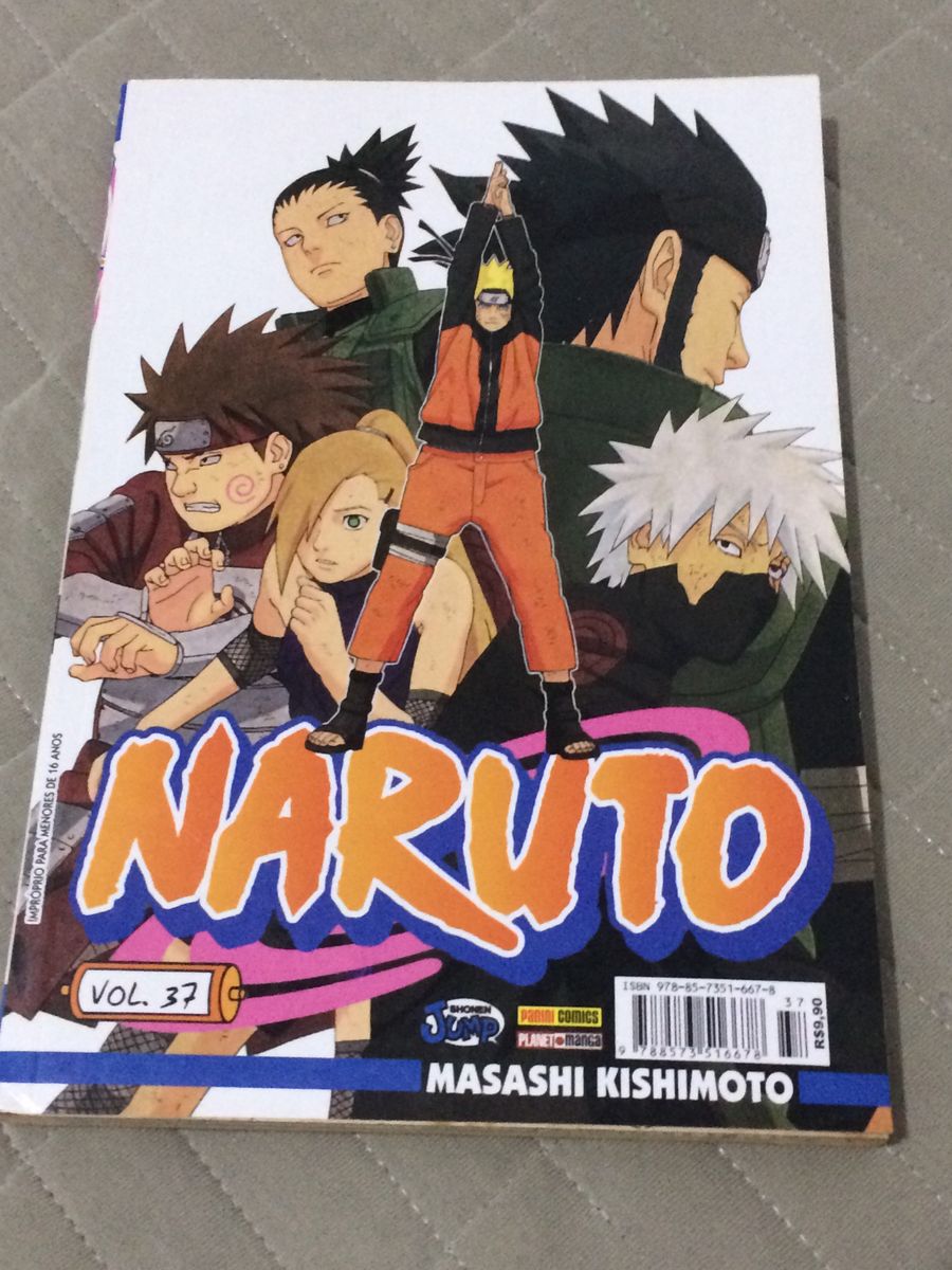 Naruto Vol 37 ( 1 Impressão ) | Livro Panini Usado 55230581 | enjoei