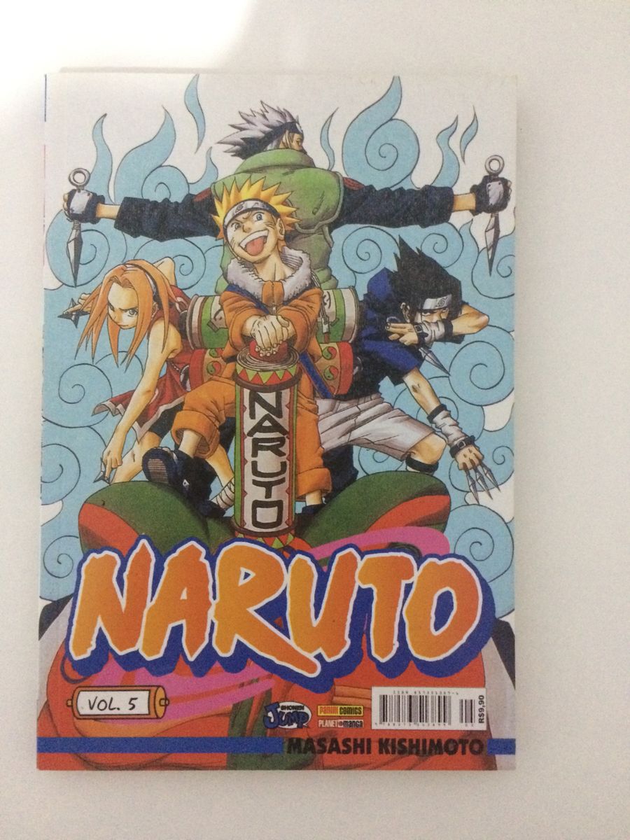 Naruto Vol.5 (1 Impressão) | Livro Panini Usado 59982877 | enjoei