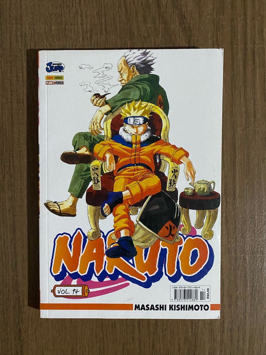 Naruto Volume 14 Primeira Impressão | Livro Naruto Nunca Usado 108975339 | enjoei