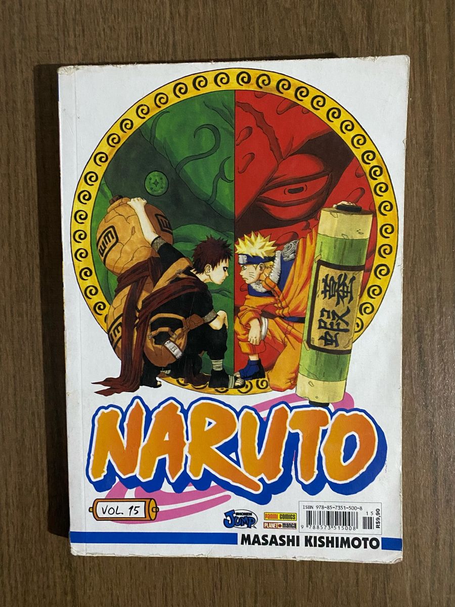 Naruto Volume 15 Primeira Impressão | Livro Naruto Usado 108975417 | enjoei