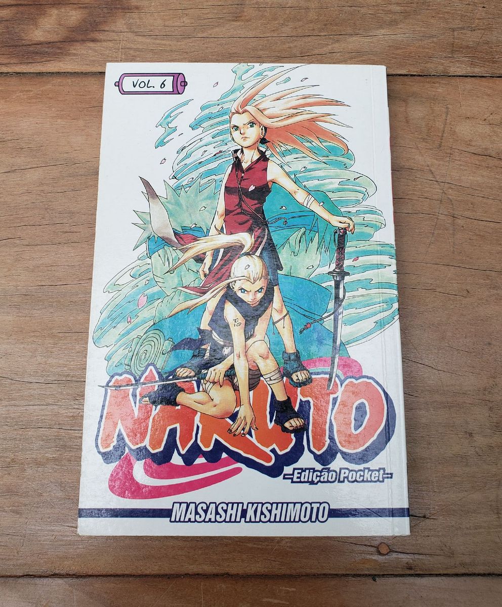 Naruto - Volume 6 - Pocket Edition | Livro Panini Comics Usado 50863707 ...