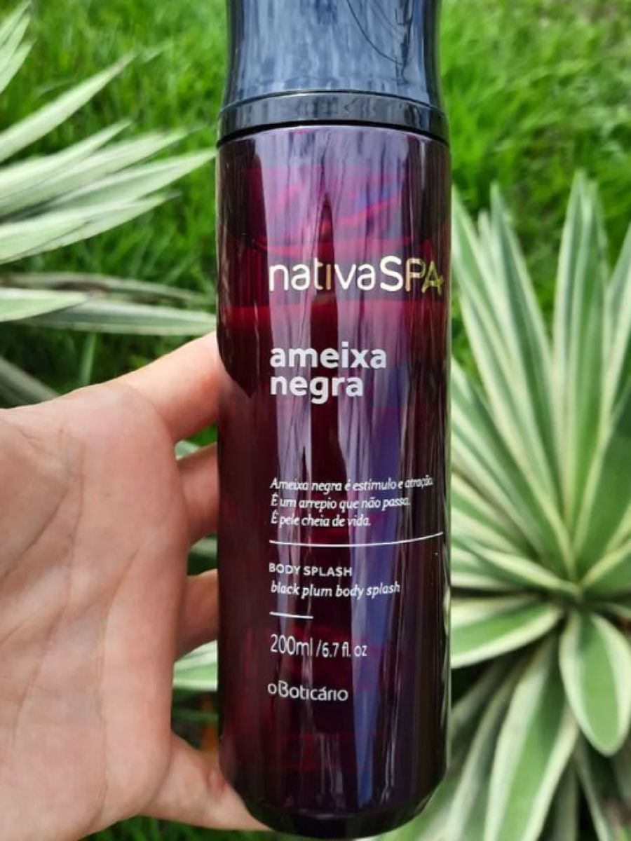 Nativa Spa Ameixa Negra Body Splash | Perfume Feminino Nativa Spa Nunca ...