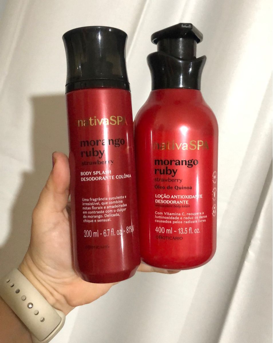 Nativa Spa Morango Rubi | Perfume Feminino O Boticário Usado 98811397 ...