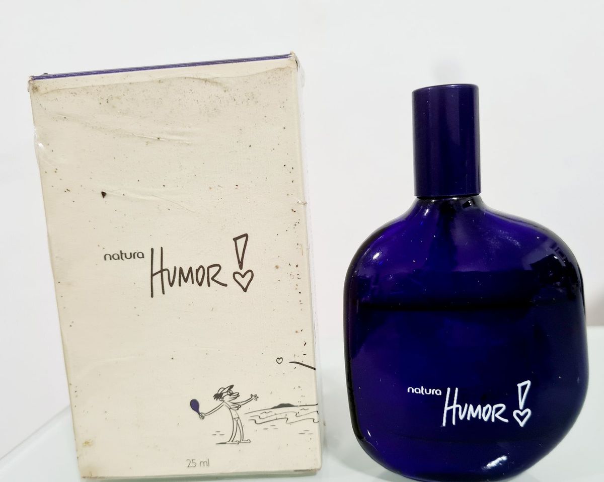 Natura Humor 4 Raro Perfume Antigo Frasco Azul Cobalto 25 Ml | Perfume ...