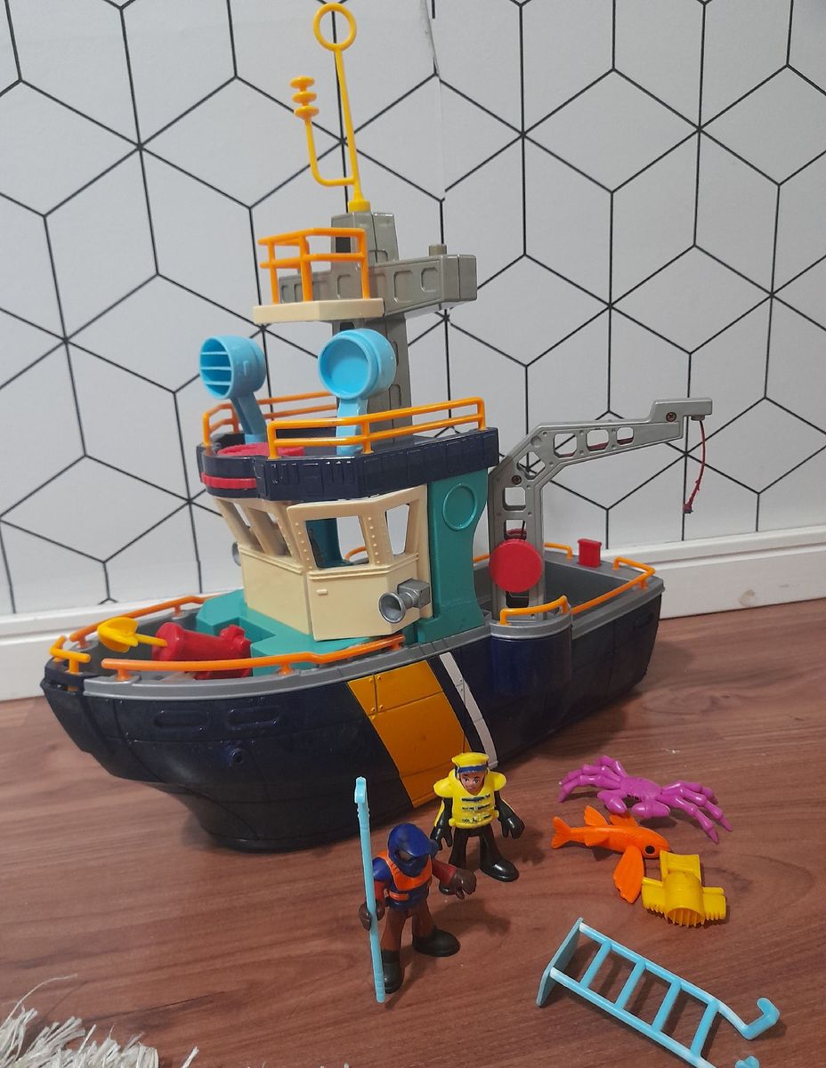 Navio Comando do Mar Imaginext Fisher Price | Brinquedo Imaginext ...