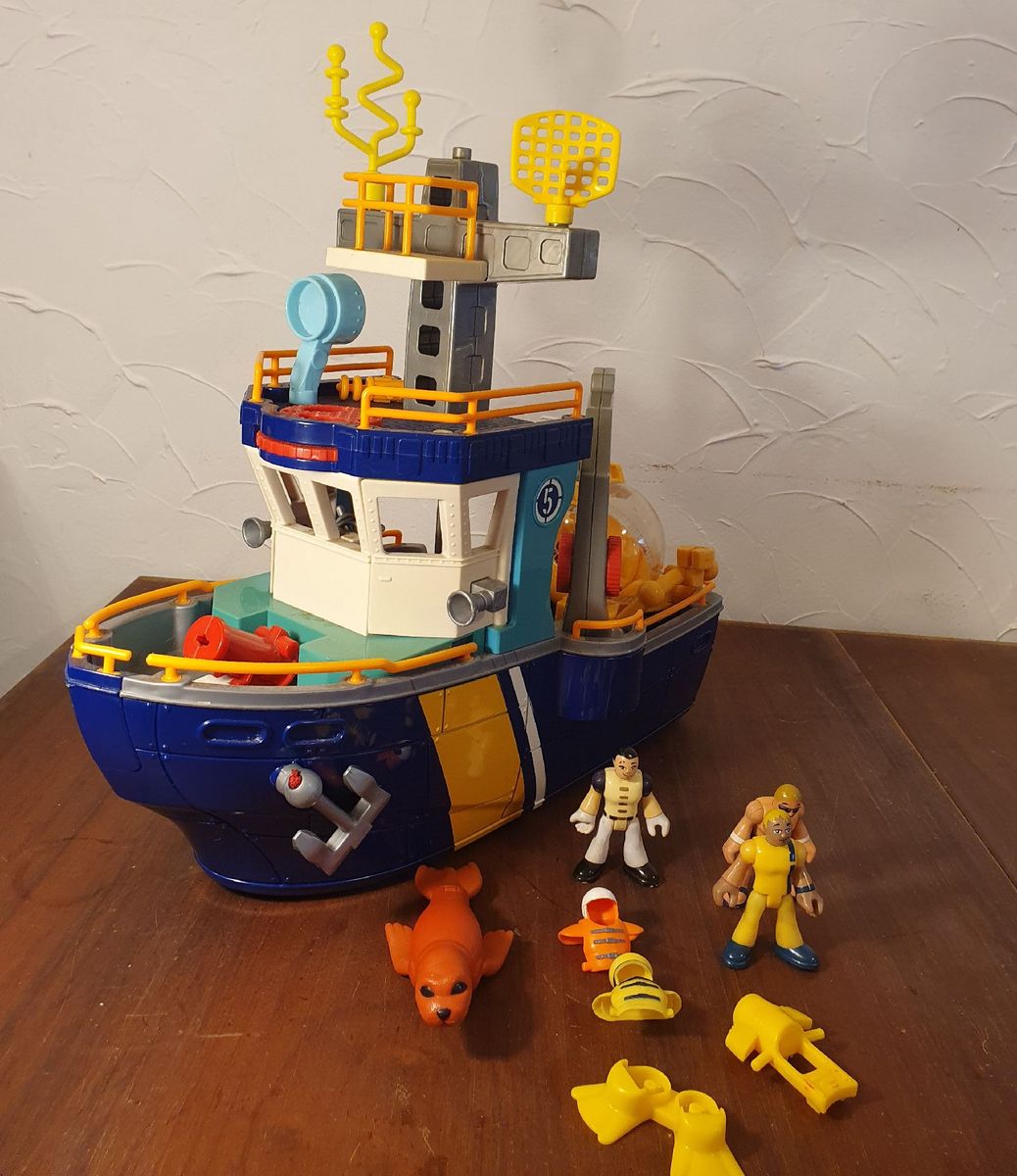 Navio Pesqueiro com Submarino | Brinquedo Imaginext Usado 62879798 | enjoei