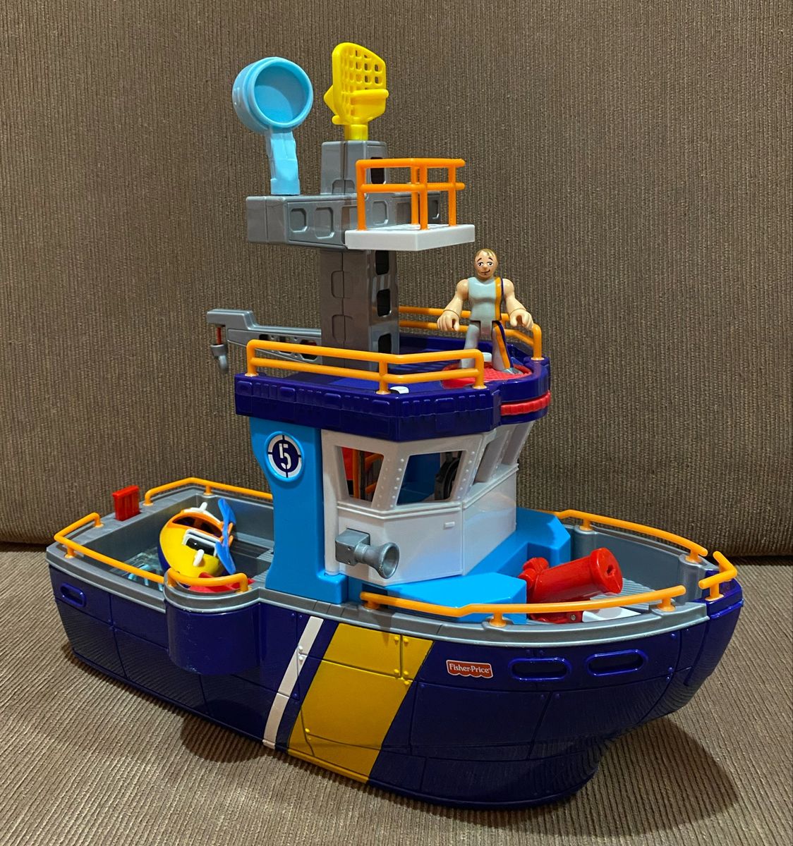 Super Navio Pesqueiro Imaginext | Brinquedo Fisher Price Usado 79877452 ...