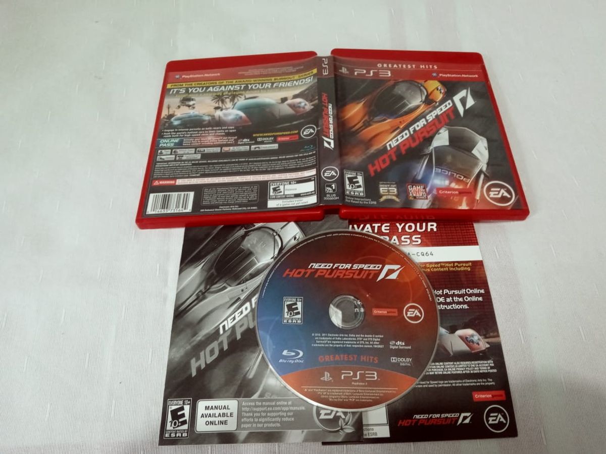 Need For Speed Hot Pursuit Ps3 Ax26o | Jogo de Videogame Ps3 Usado ...