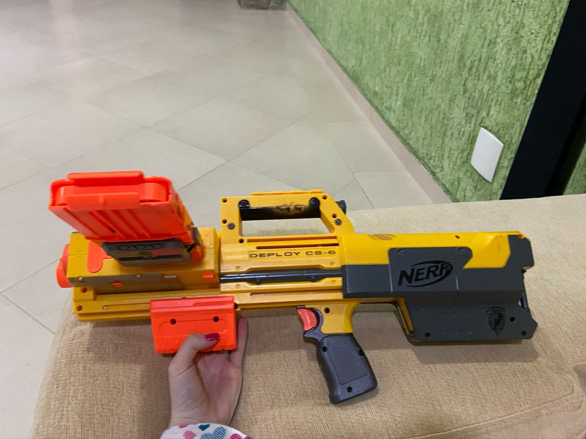 Nerf Deploy Cs-6 | Brinquedo Hasbro Usado 43219341 | enjoei