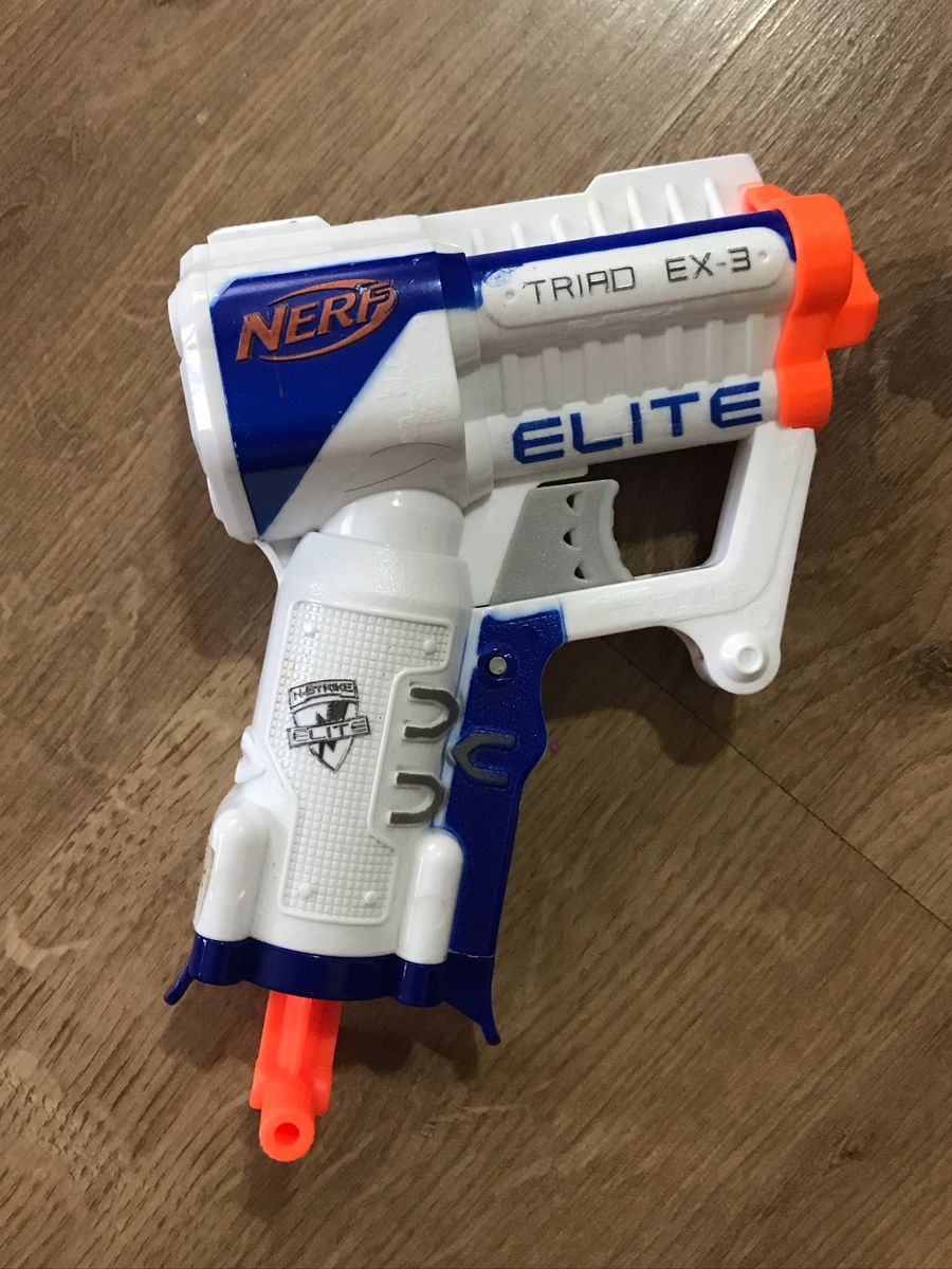 Nerf Elite Triad Ex-3 | Brinquedo Nerf Usado 77924632 | enjoei