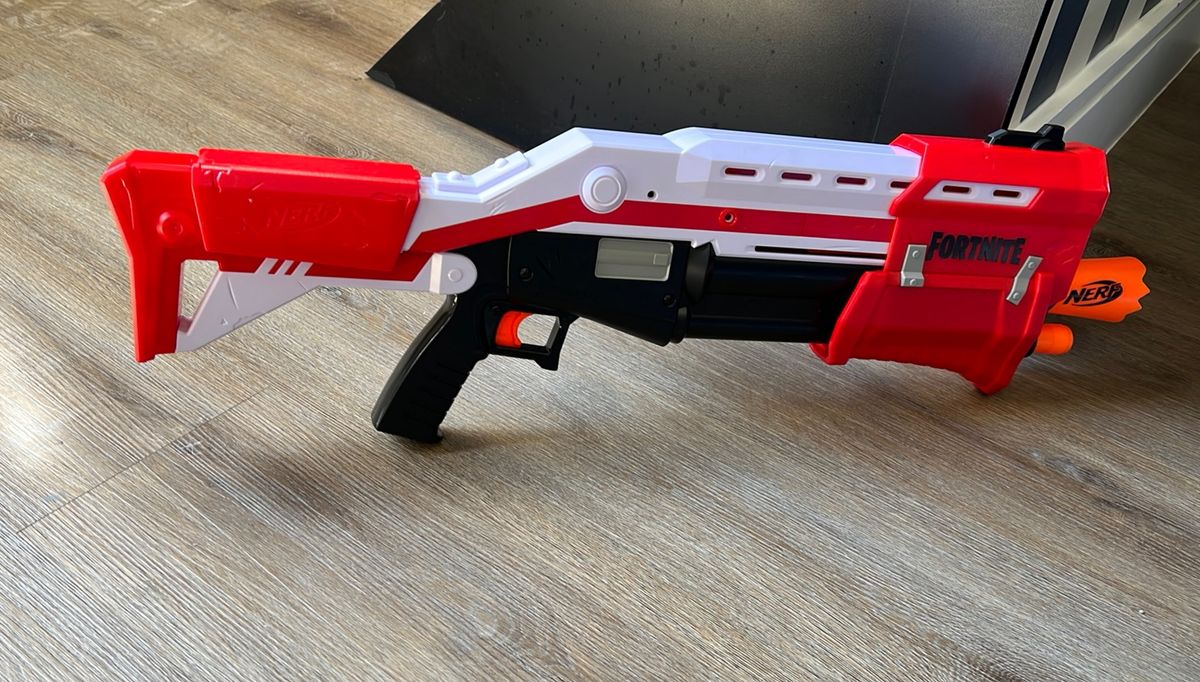 Nerf Fortnite Modelo Bossmerg-12! Usada 1x! Nova! | Item Infantil Nerf ...