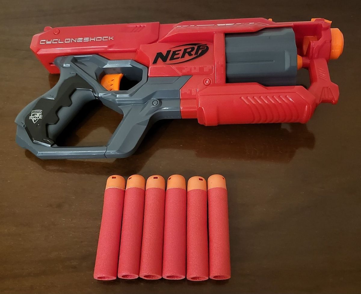 Nerf Mega Cycloneshock | Brinquedo Hasbro Usado 81428516 | enjoei