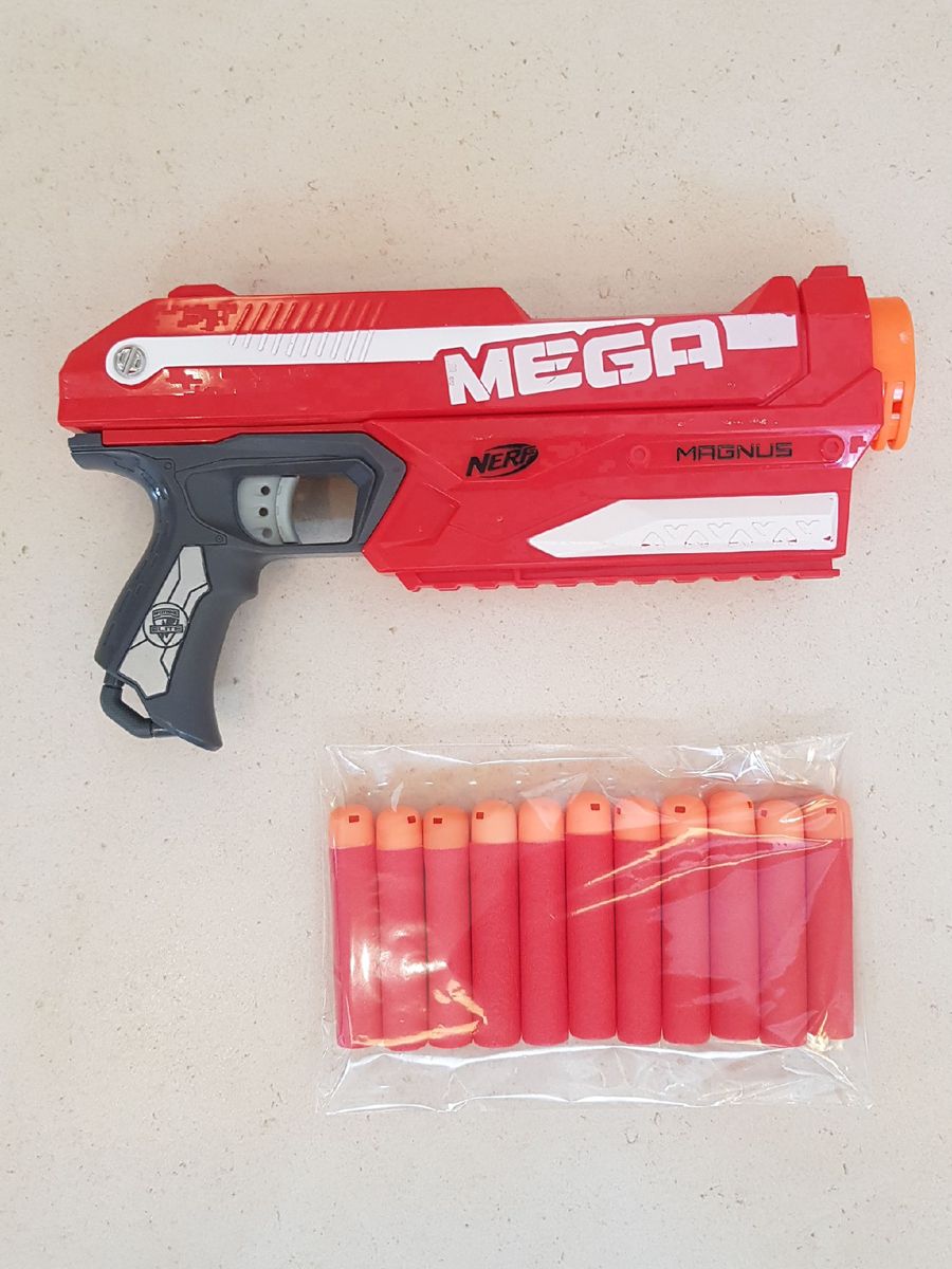 Nerf Mega Magnum | Brinquedo Nerf Usado 63847077 | enjoei