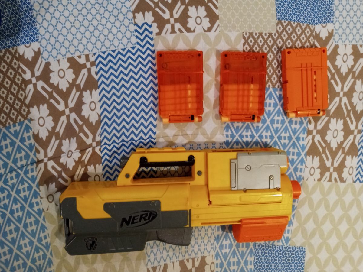 Nerf N-strike Deploy Cs-6 | Brinquedo Nerf Usado 52416492 | enjoei