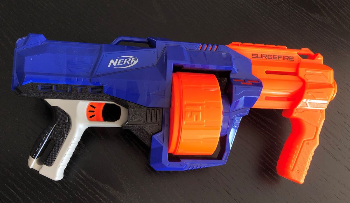 Nerf N-strike Elite Surgefire | Brinquedo Nerf Usado 85614757 | enjoei