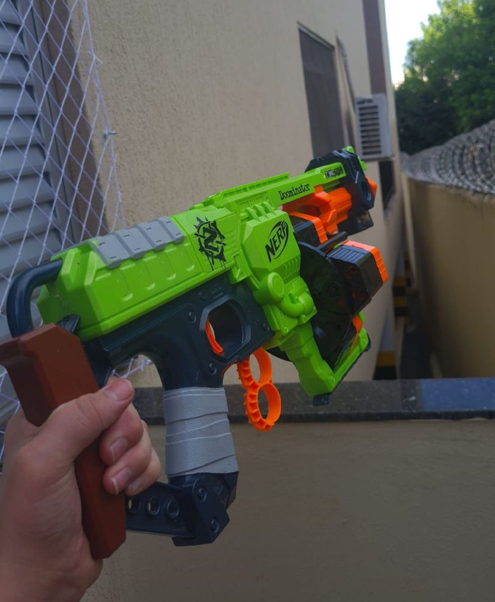 Nerf | Nerf Dominator Zombie Strike | *usado* | Brinquedo Nerf Usado ...
