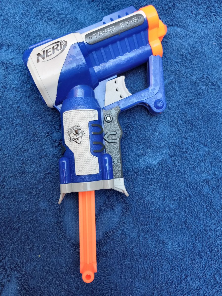 Nerf Triad Ex-3 N-strike Elite | Brinquedo Hasbro Usado 76666778 | enjoei