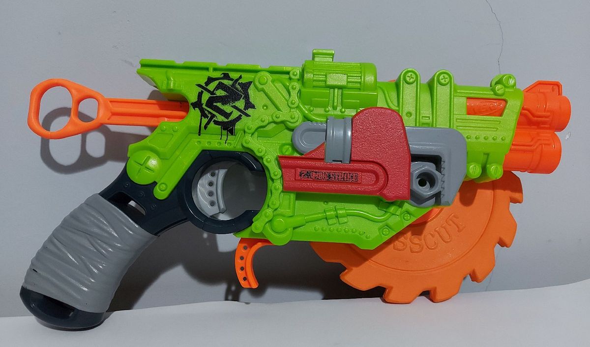 Nerf Zombie Strike Crosscut Hasbro Serra Giratória | Brinquedo Nerf ...