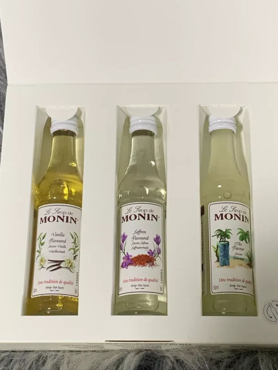 Nespresso Syrups - Xarope Monin: Vanila, Saffron e Tiki | Móvel de ...