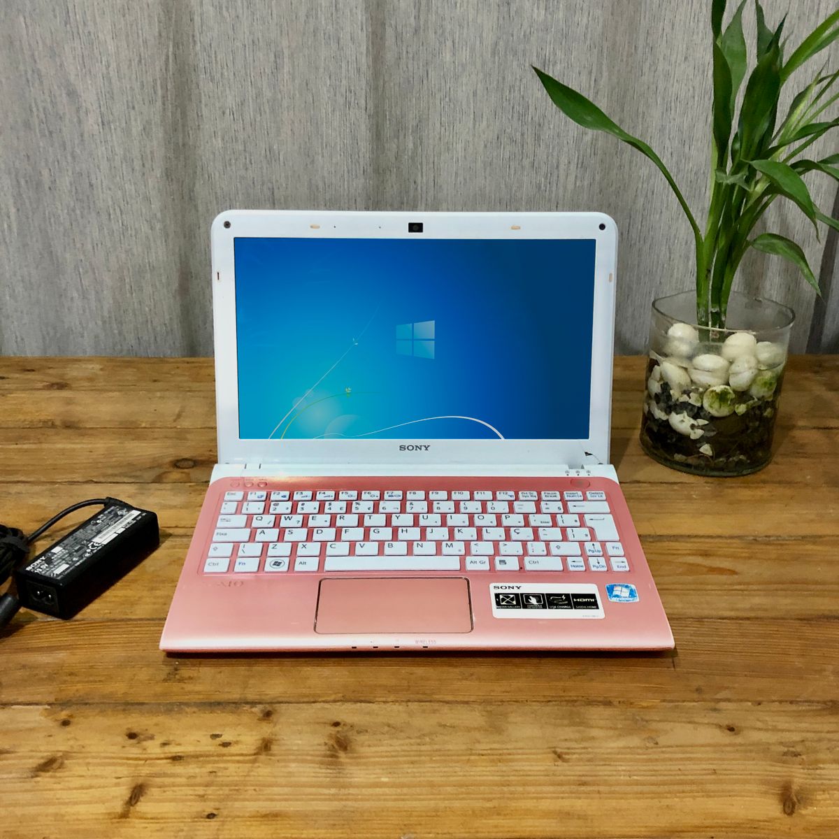 Netbook Sony Vaio Rosa | 4gb Ram | Hd 320gb | Amd E-2 | Computador ...