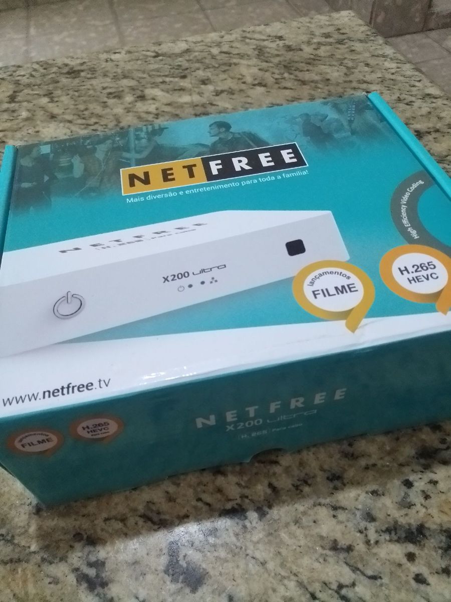 Netfree X200 Ultra H.265 para Cabo | TV e Display Netfree Nunca Usado 80613278 | enjoei