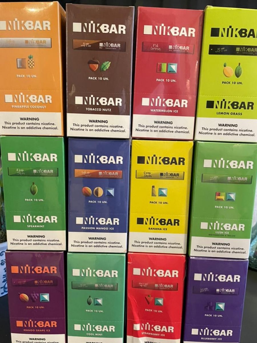 Nikbar Pod Descartavel 300 Puff Caixa com 10 Unidades | Produto ...