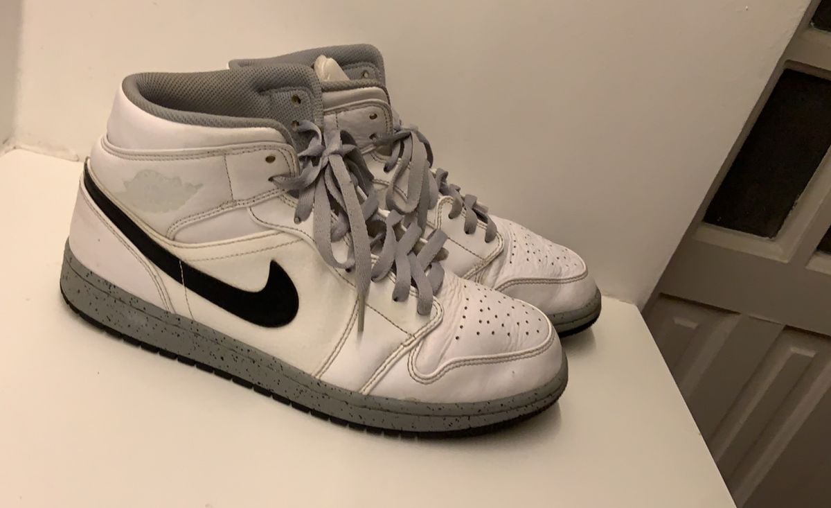 Nike Air Jordan 1 White Cement | Tênis Masculino Nike Usado 73259669 ...