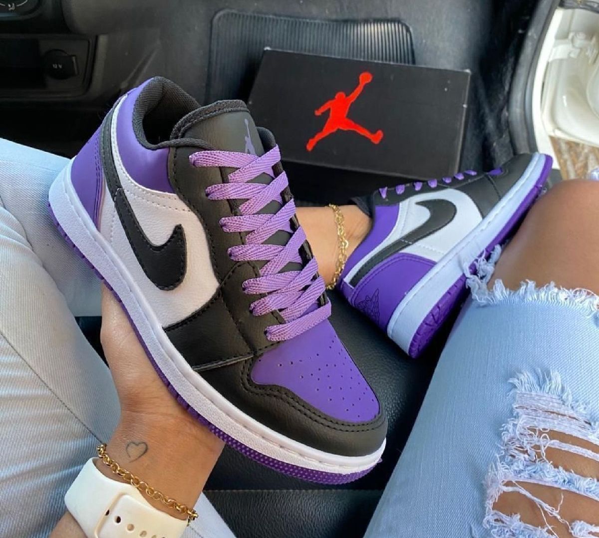 Nike Air Jordan Roxo | Tênis Feminino Nike Usado 65542970 | enjoei