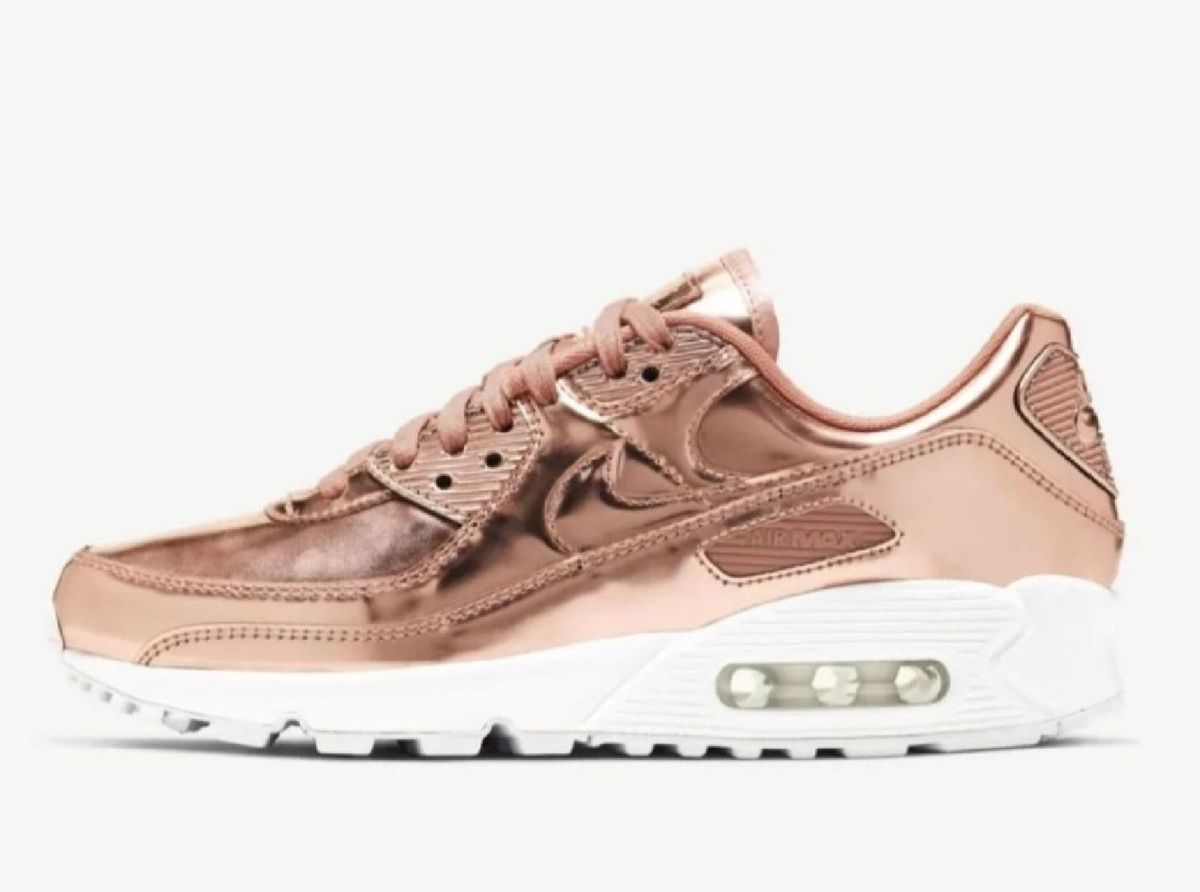Nike Air Max 90 Rose Gold | Tênis Feminino Nike Usado 70903207 | enjoei