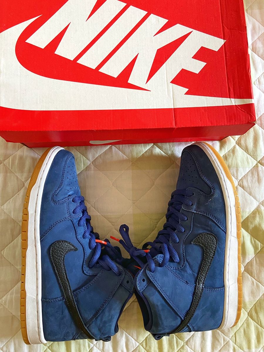 Nike Dunk High Midnight Blue | Tênis Masculino Nike Usado 99466699 | enjoei
