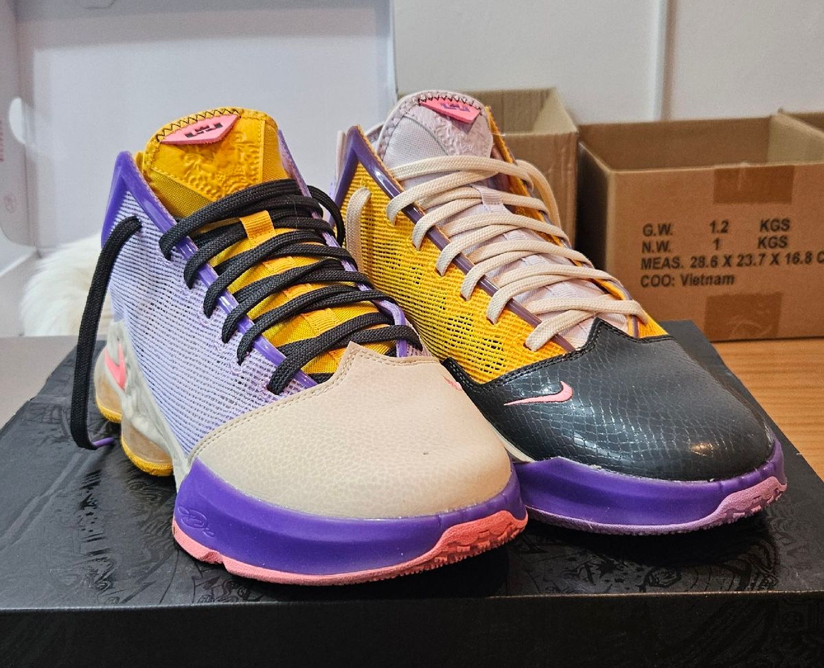 Nike Lebron Xix Low "mismatch" | Tênis Masculino Nike Usado 96866854 ...