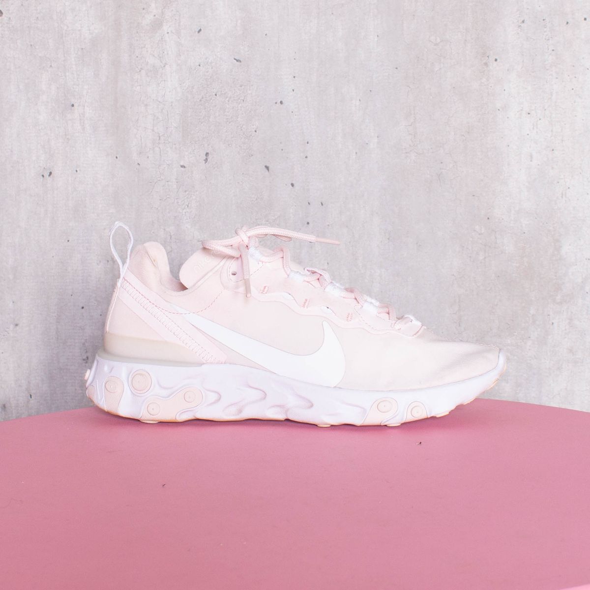 Nike Rosa React Element 55 | Tênis Feminino Nike Usado 45207679 | enjoei