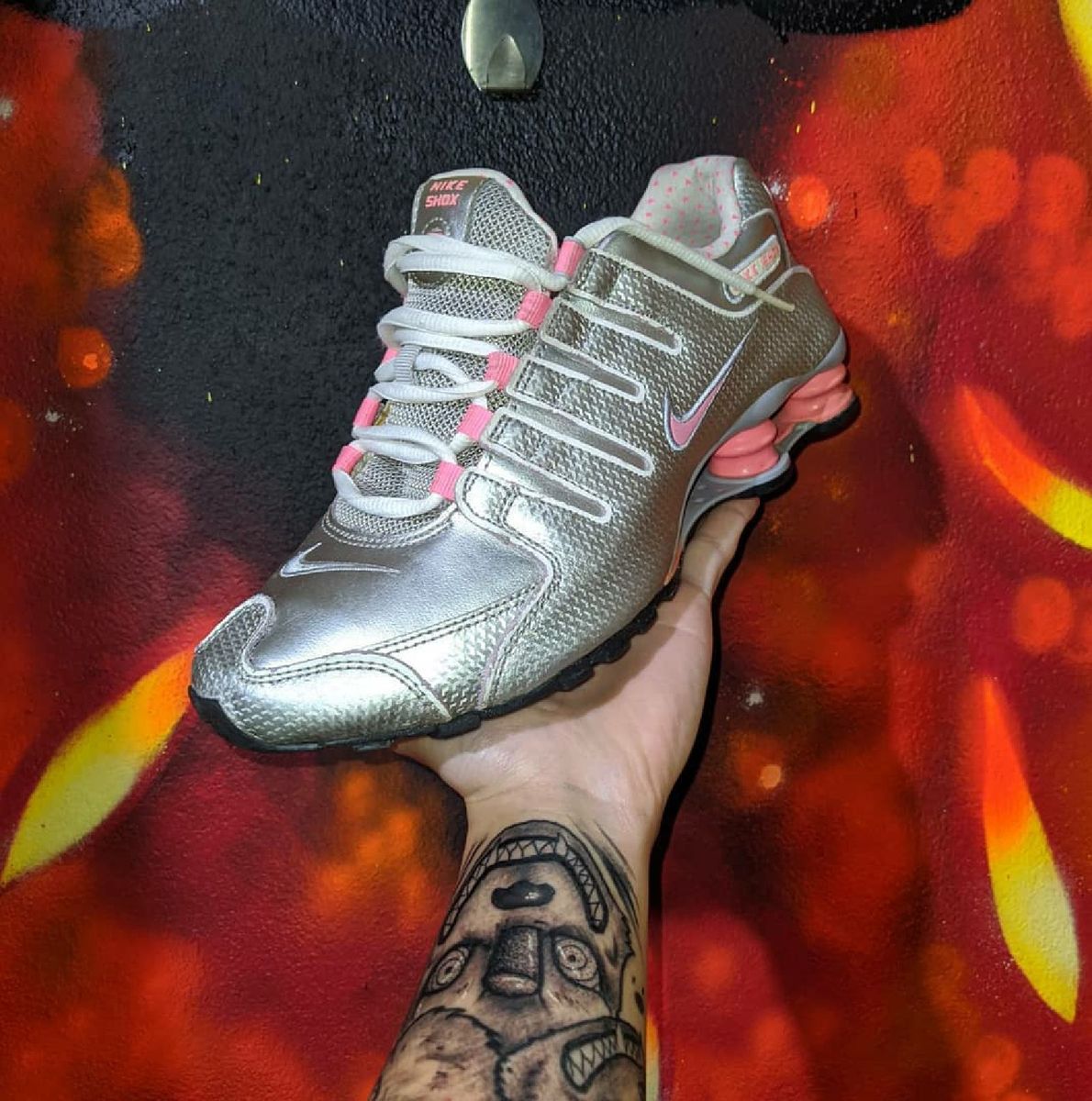 Nike Shox Rosa | Tênis Feminino Nike Usado 58136638 | enjoei