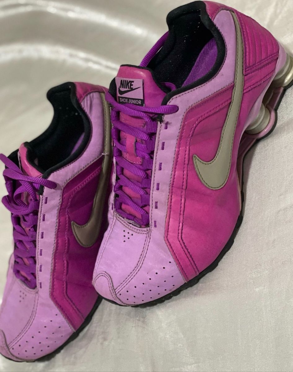 Nike Shox Roxo (raridade) | Tênis Feminino Nike Usado 52046455 | enjoei