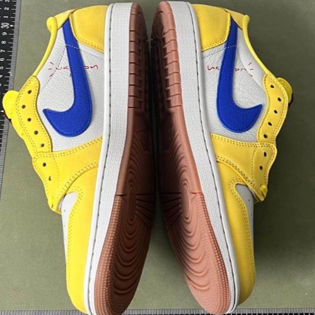 Nike Travis Scott X Air Jordan 1 Canary | Tênis Masculino Nike Nunca ...