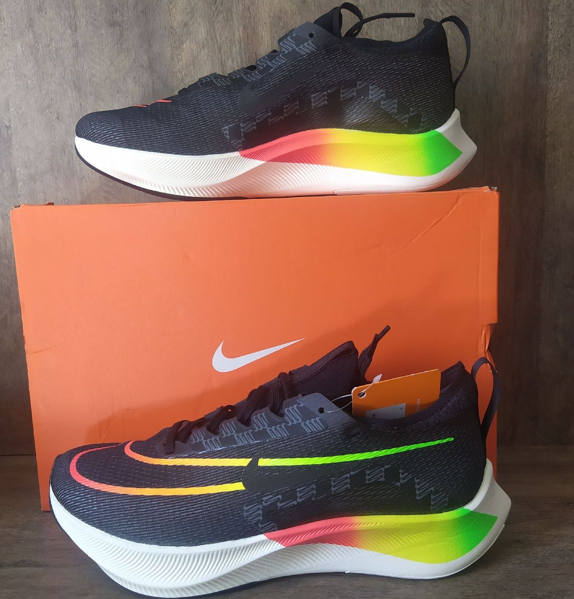 Nike Zoom Fly 4 Black Rastafari - 42 | Tênis Masculino Nike Nunca Usado ...