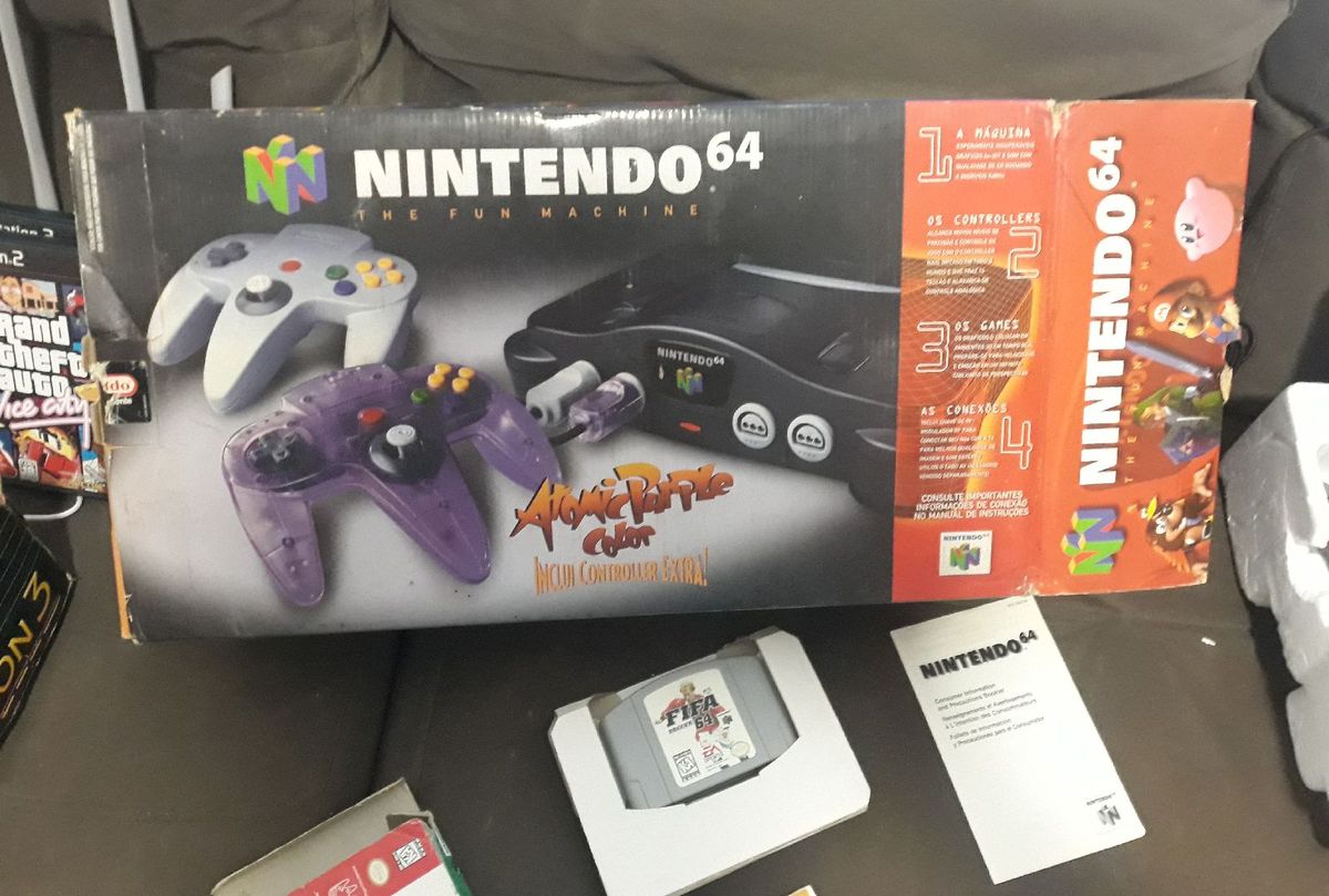 Nintendo 64 The Fun Machine | Console de Videogame Nintendo Usado ...