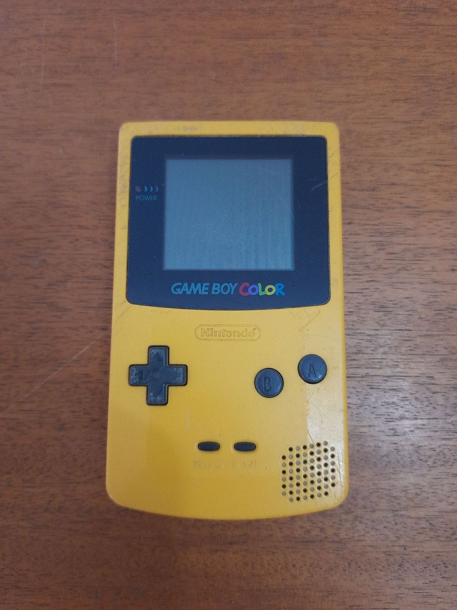 Nintendo Game Boy Color Yellow Original Cgb-001 Americano. | Console de ...