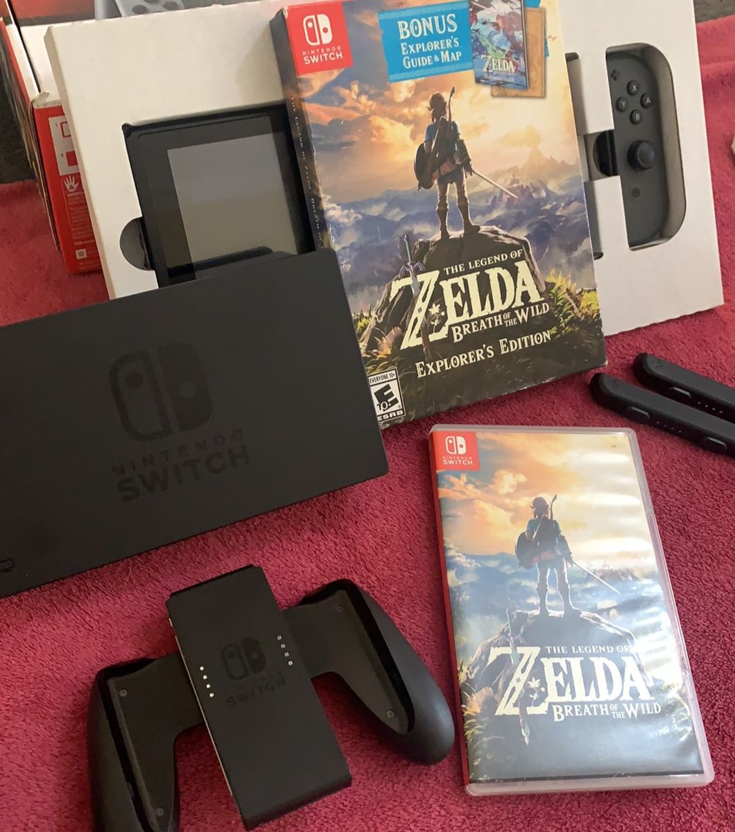 Nintendo Switch com Zelda Botw Edição Especial | Console de Videogame ...