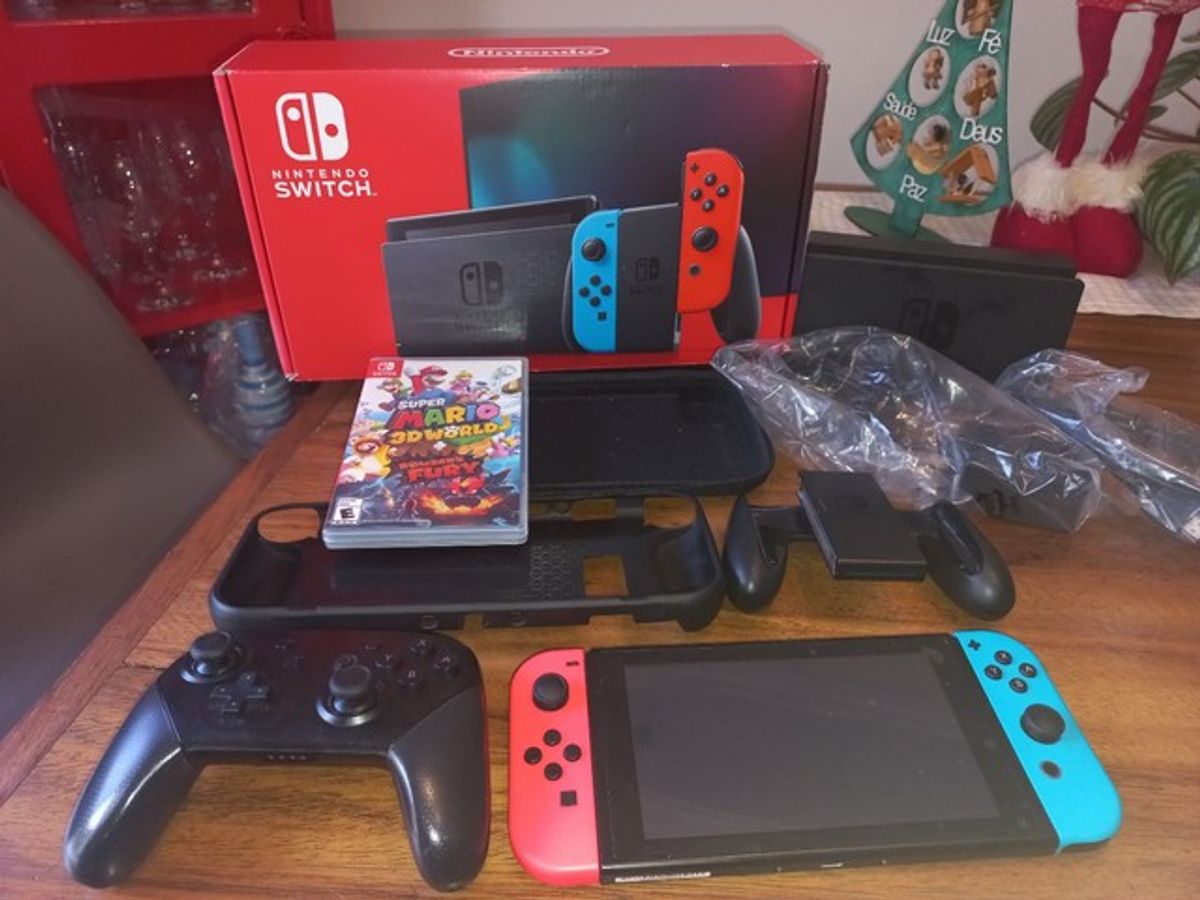 Nintendo Switch (completo) | Console de Videogame Nintendo Usado ...