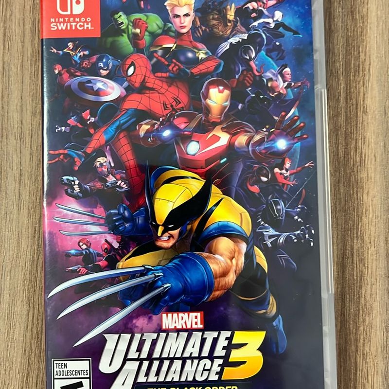 Nintendo Switch Jogo Fisico Marvel Ultimate Alliance 3 The Black Order Jogo de Videogame Nintendo Usado 96121337 enjoei