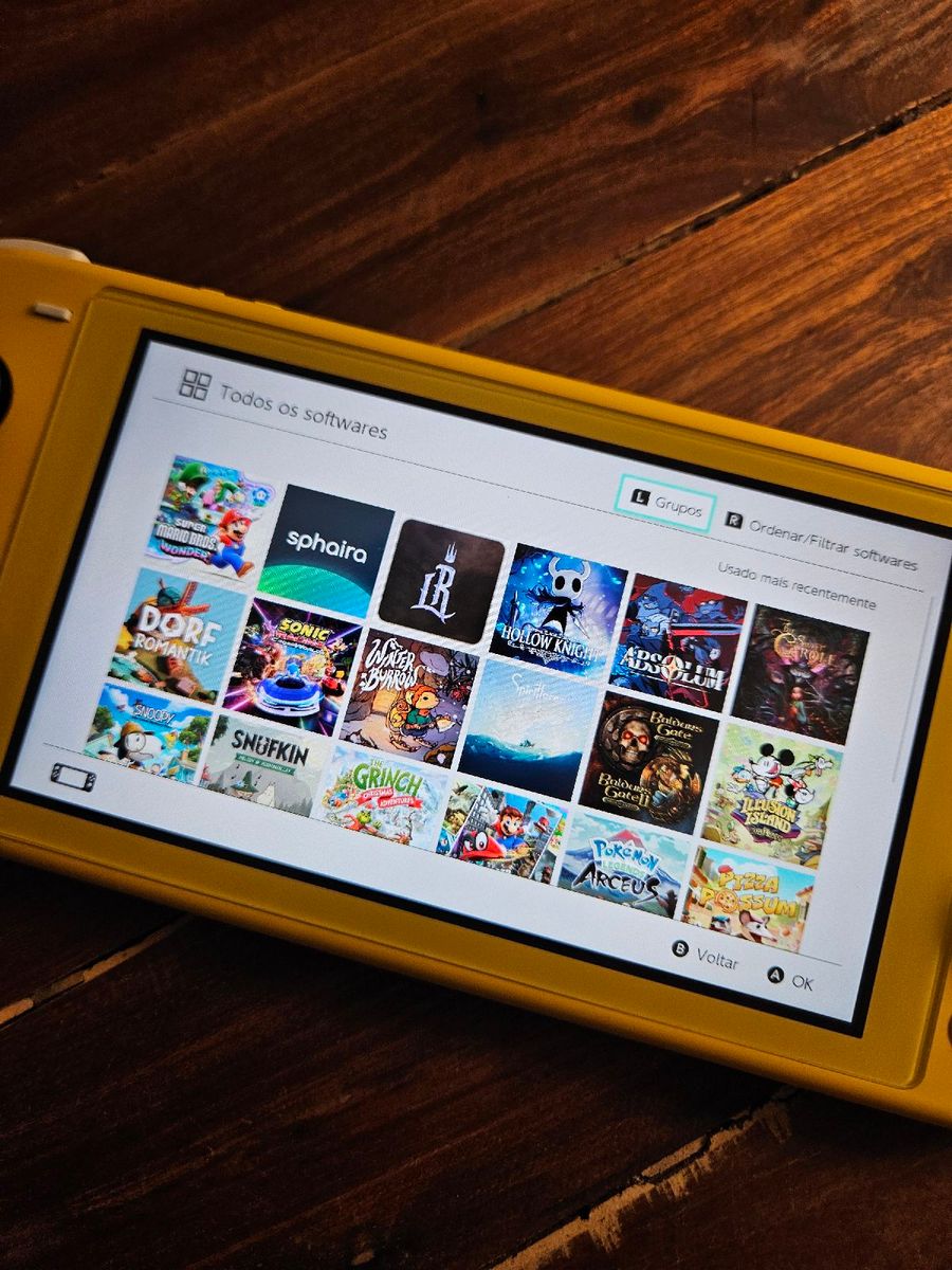 Nintendo Switch Lite Desbloqueado - 256gb | Console de Videogame ...