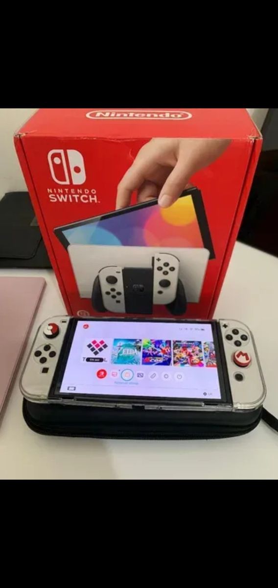Nintendo Switch Oled Desbloqueado | Console de Videogame Nintendo Usado ...